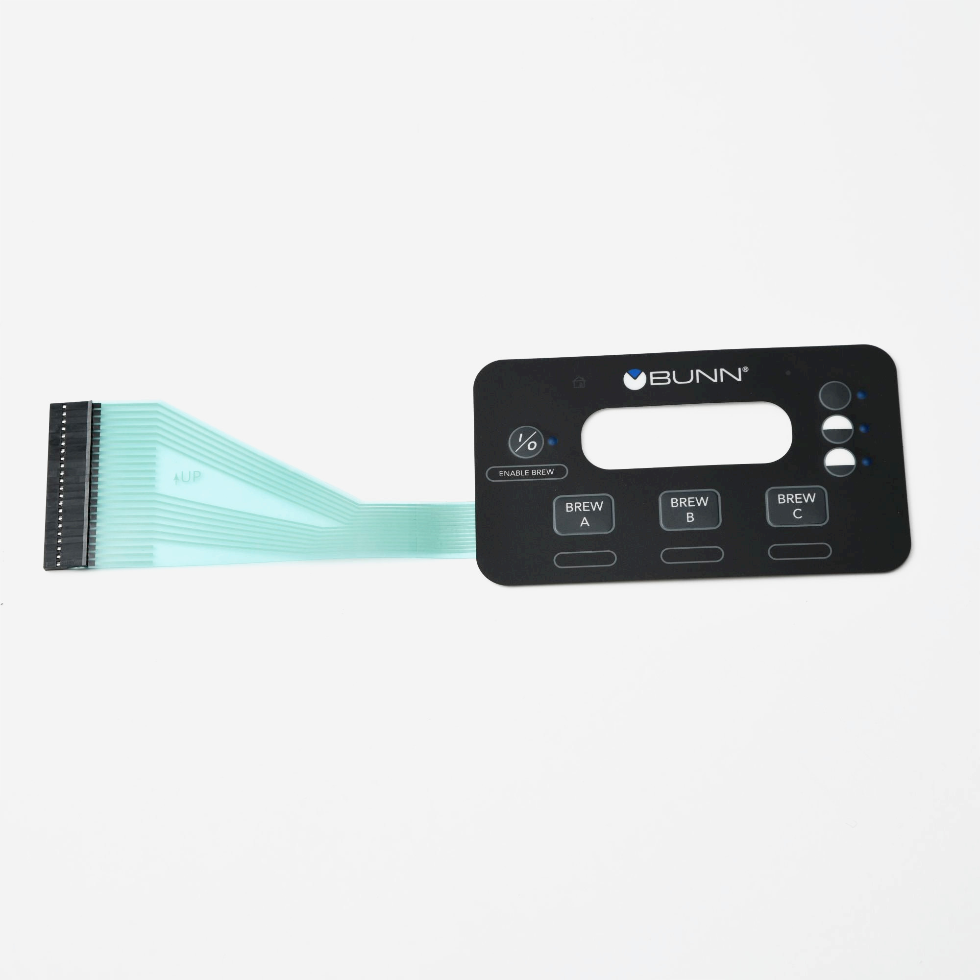 IP65 IP67 Flexible Membrane Keypad Switch Polyethylene Terephthalate ...