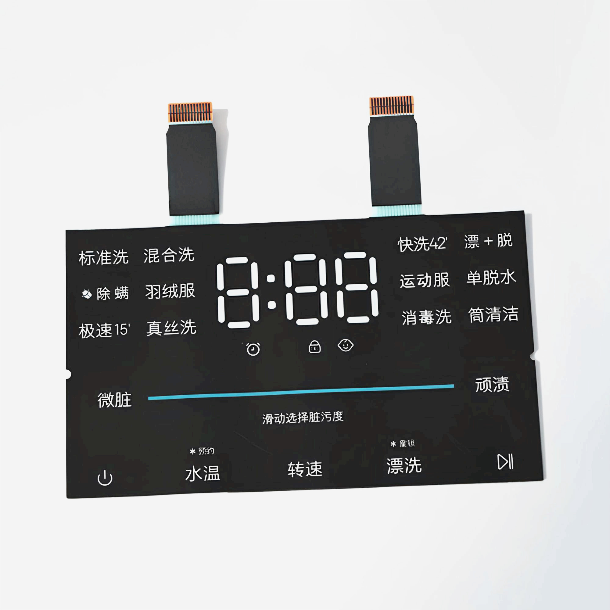 Dustproof Backlit Membrane Switch , Flexible Membrane Keypad Moisture Proof