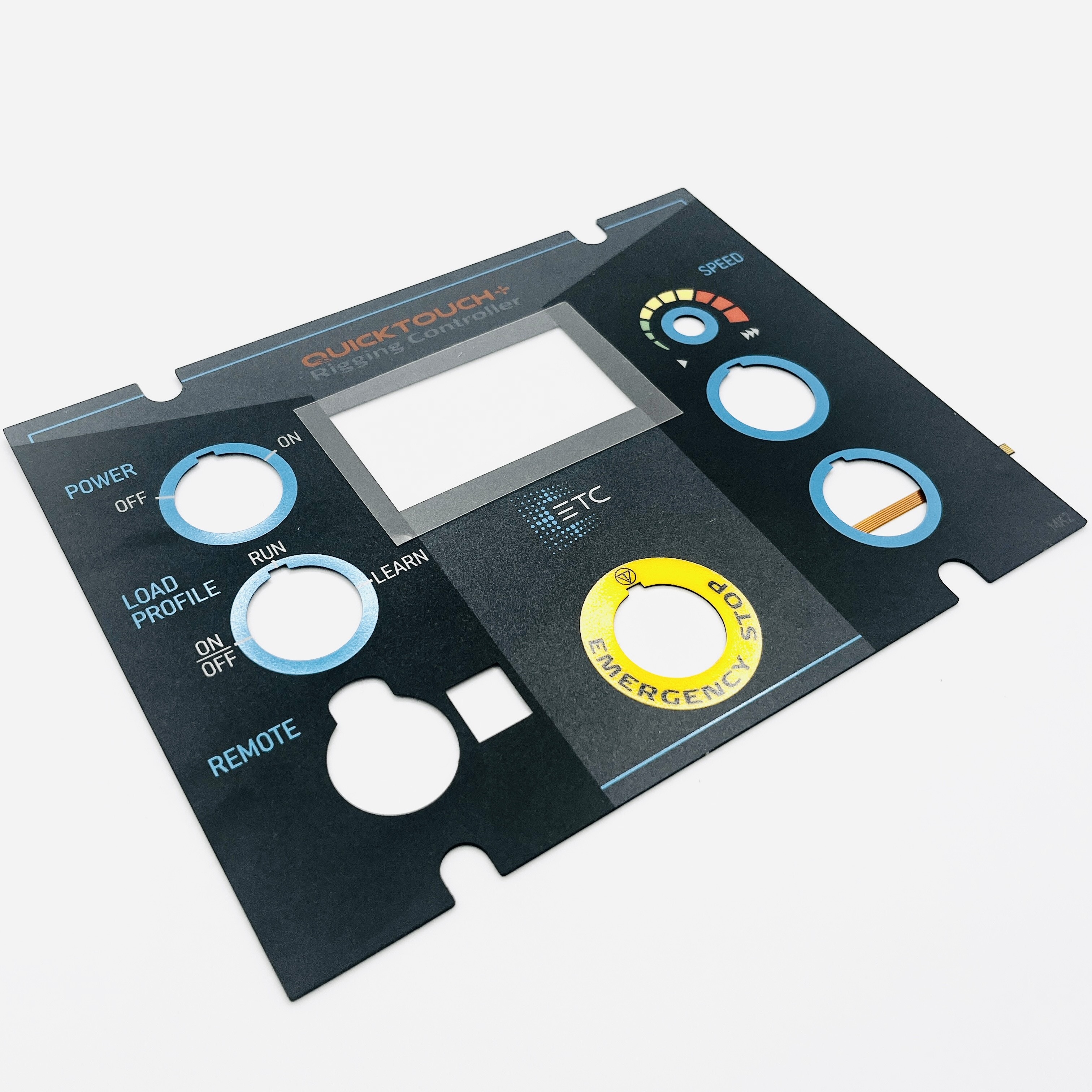 Customizable Female Connector Membrane Keypad with PET Button Material