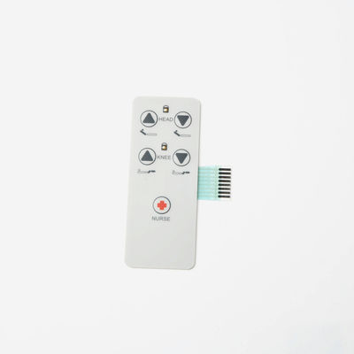 Dustproof Waterproof Flexible Membrane Switches With LED LGF Light