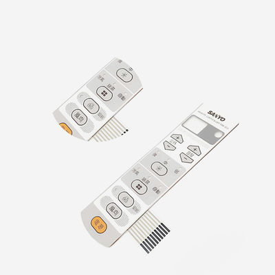 Custom PET Membrane Switch And Panel Keypad Keyboard For Mechanical ...